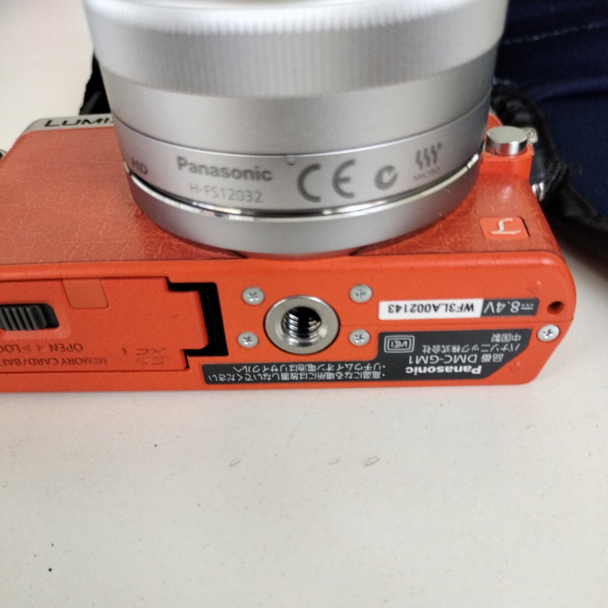 Panasonic パナLUMIX g vario DMC-GM1 コンパクト 一眼レフ コンデジ デジカメ レンズ12-32 オレンジ H-FS12032 通電 簡易動作確認済 ...