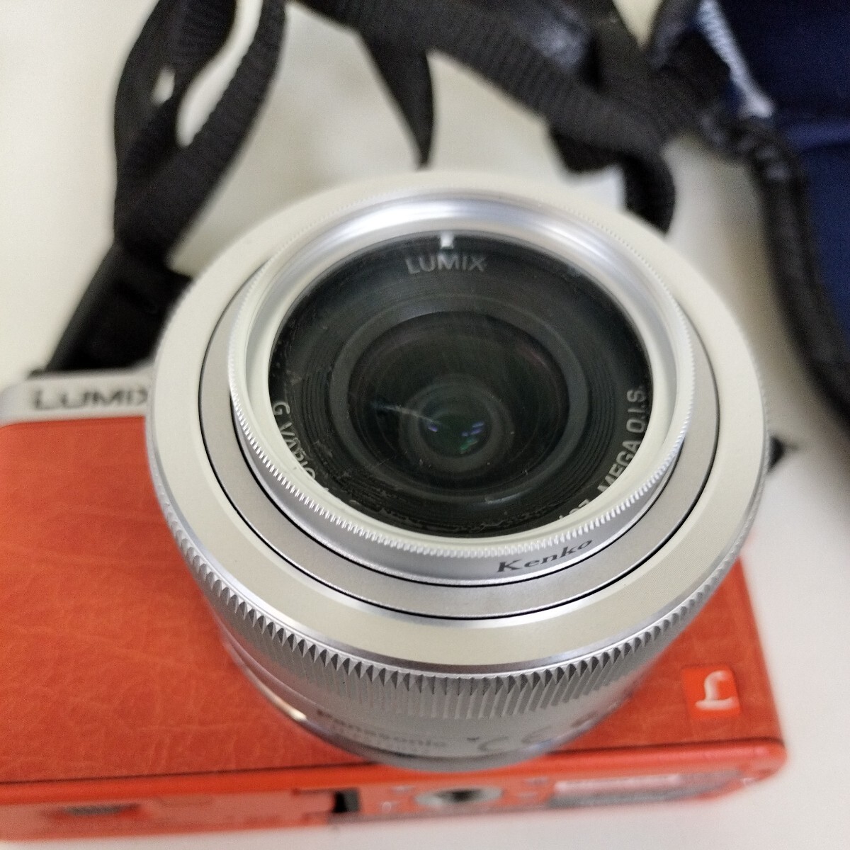 Panasonic パナLUMIX g vario DMC-GM1 コンパクト 一眼レフ コンデジ デジカメ レンズ12-32 オレンジ H-FS12032 通電 簡易動作確認済 ...