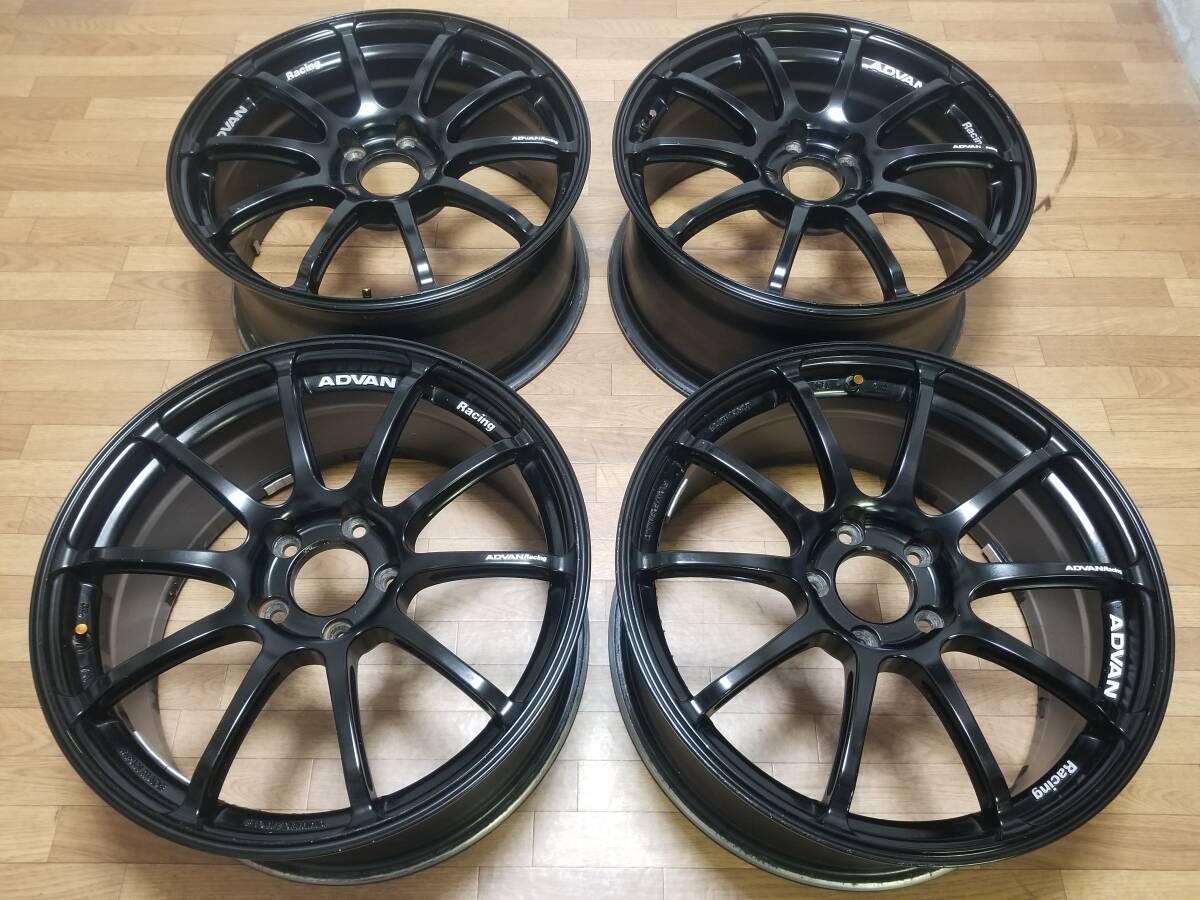 【希少】18インチ 8.5J +51 PCD114.3 ADVAN Racing RSⅡ WRX STI VAB GVB GRB S4 VAG ...