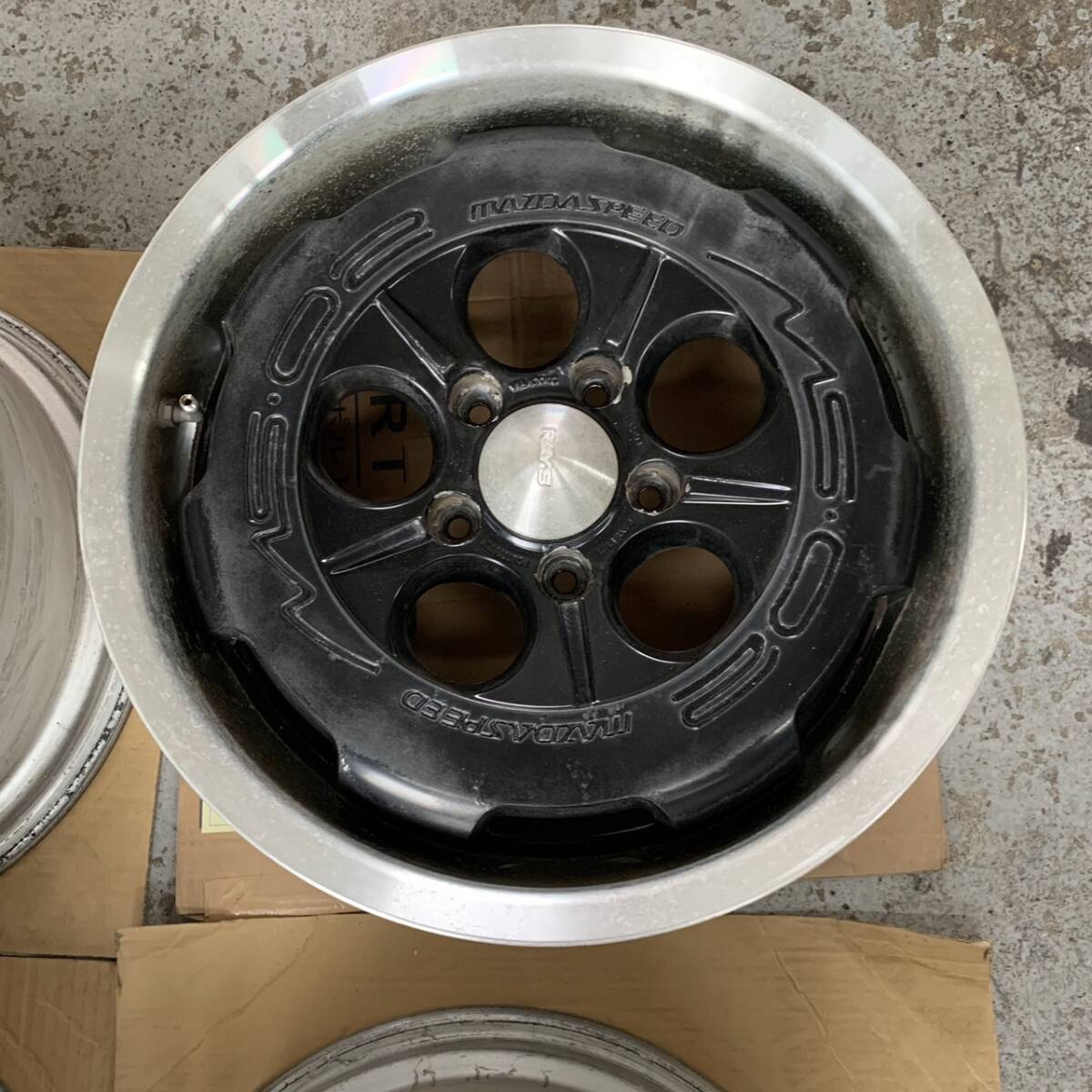 超レア?｜マツダスピード/MAZDASPEED MS-02ホイール RAYS 17インチ 5穴/PCD114.3 RX-7/FD3S ...