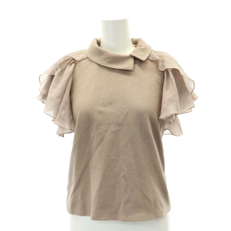 スナイデル SNIDEL 22SS Sustainaフリルドッキングトップス ブラウス 半袖 切替 F モカ /AT OS レディース /【Buyee】 Buyee - Japanese ...