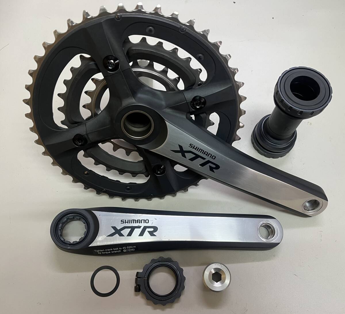SHIMANO シマノ XTR FC-M970 クランクセット 44/32/22T 3×9s 175mm BB付属 /【Buyee ...