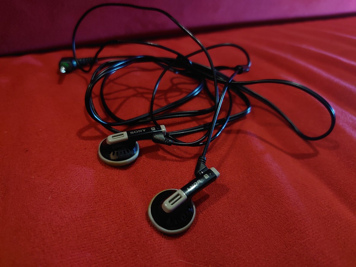 【SONY】MDR-E454 vintage earphone headphone ソニー レトロ イヤホン イヤフォン WALKMAN ...