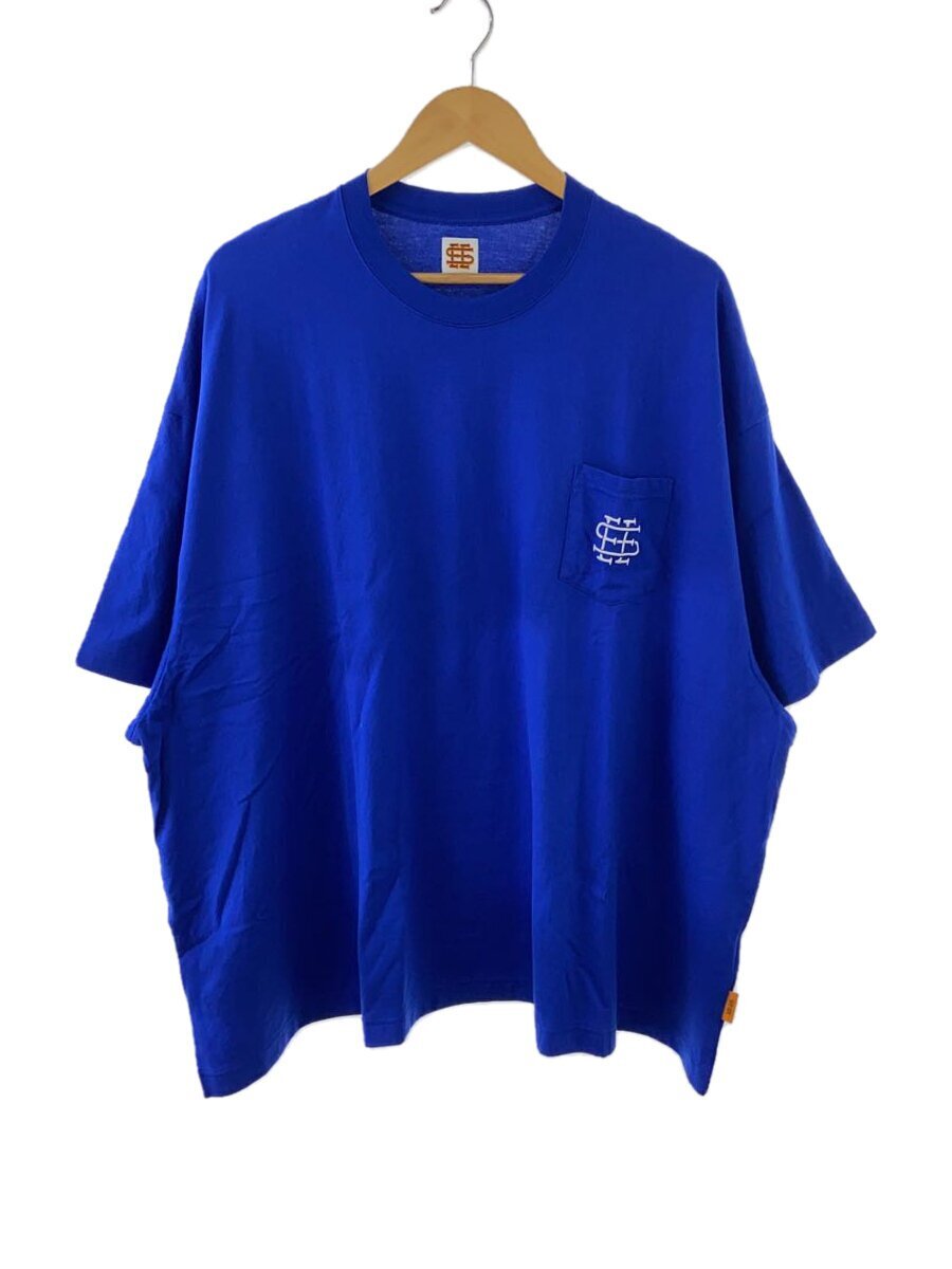 SEE SEE SUPER BIG FLAT POCKET TEE/Tシャツ/L/コットン/BLU/S9-1 /【Buyee】 Buyee ...