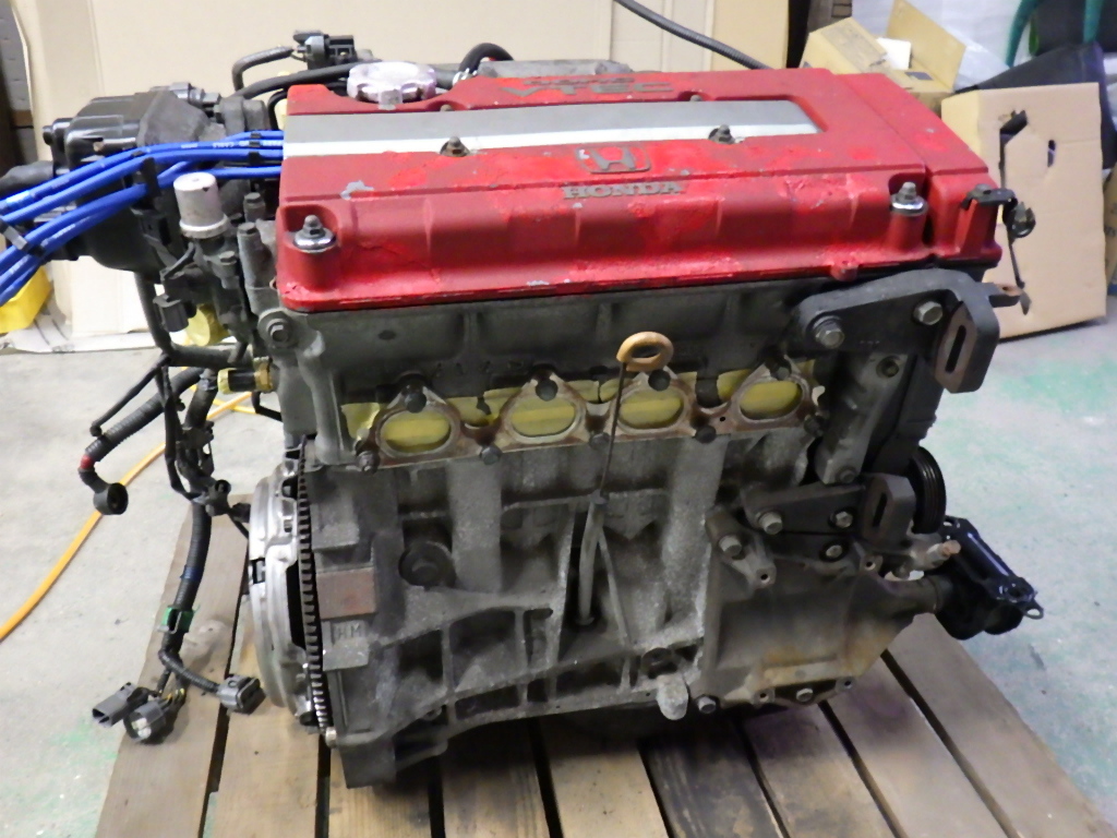 PTM-4403 インテグラ タイプR 96スペック DC2 B18C エンジン ASSY 作動OK 走行距離72000キロ 圧縮ALL11 ...