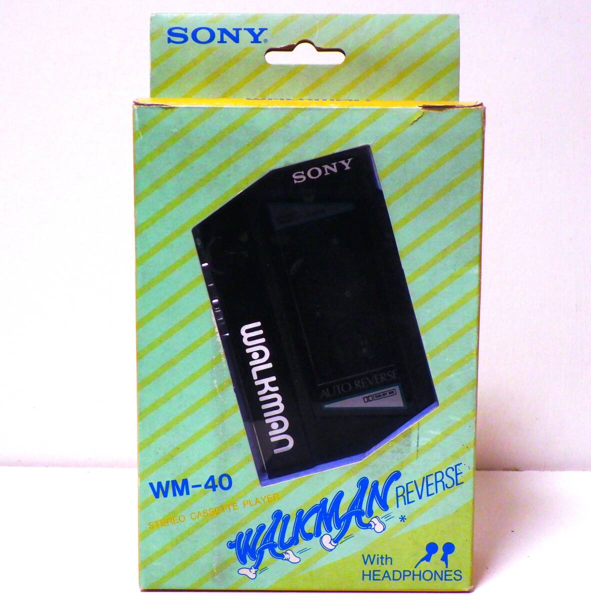 元箱付 ! SONY ウォークマン リバース WM-40 WALKMAN AUTO REVERS STEREO CASSETTE PLAYER DOLBY NOISE REDUCTION ...