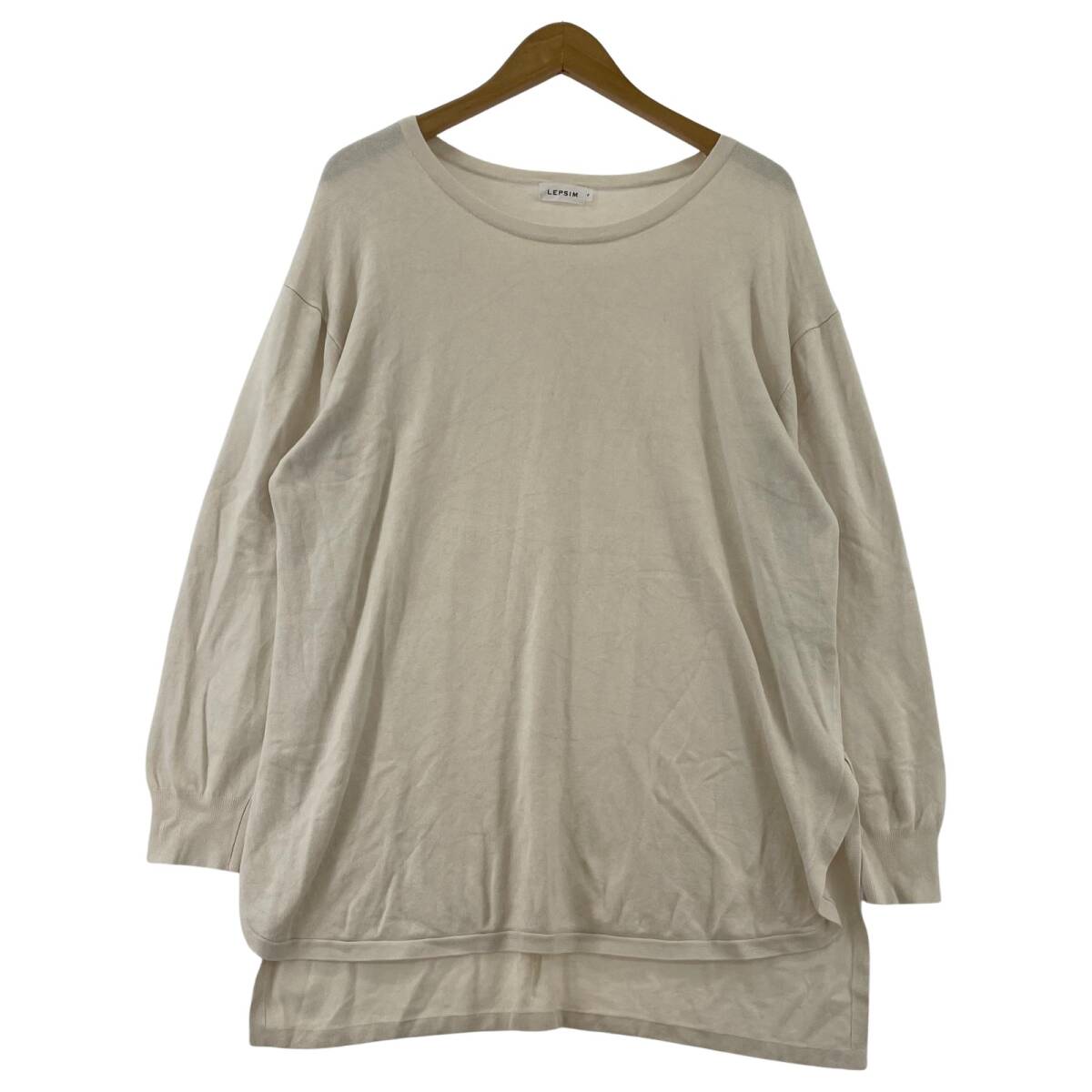 LEPSIMレプシィム ニット sizeF/オフホワイト ゆうパケットOK /【Buyee】