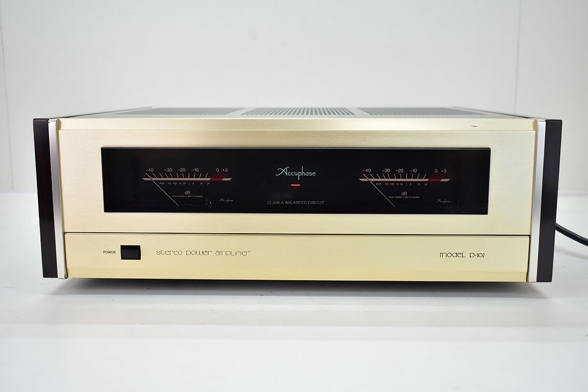 Accuphase P-102 CLASS-A ステレオパワーアンプ 音出しOK[アキュフェーズ][STEREO POWER ...