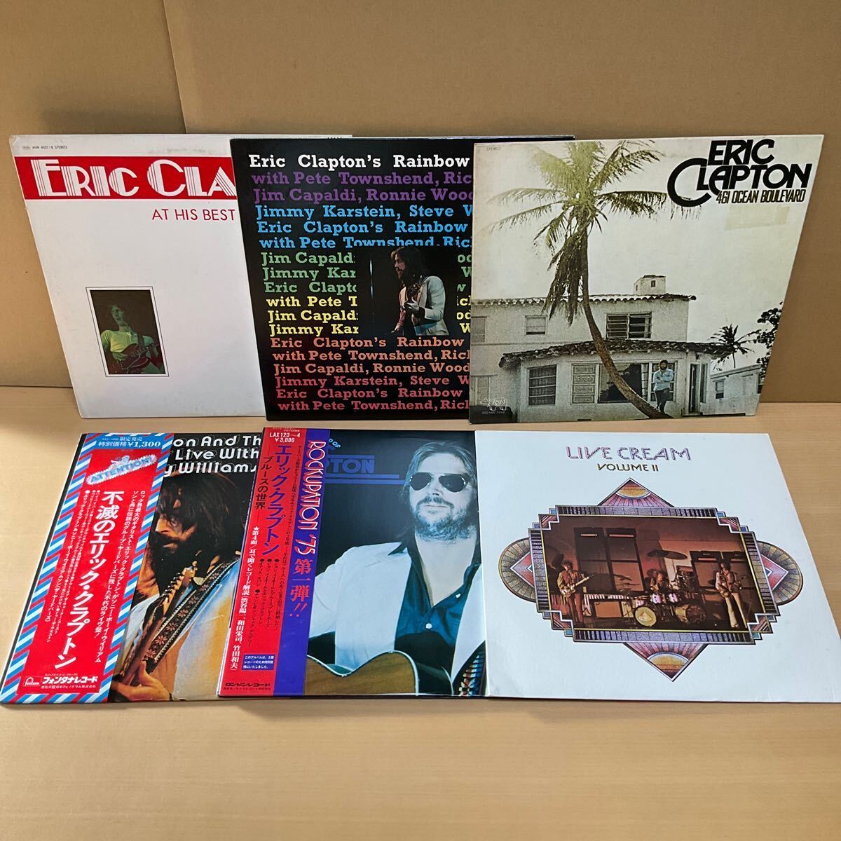 52枚まとめて/洋楽 ROCK プログレ POPS/LP レコード/YARDBIRDS CREAM ERICK CLAPTON ROLLING KINGCRIMSONALLMAN 10cc ...