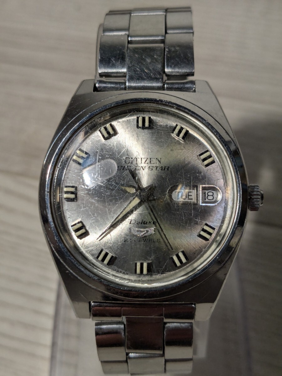 【M903】【動作品】 CITIZEN シチズン SEVEN STAR セブンスター Deluxe 21石 2933-Y デイデイト メンズ 自動巻き 機械式 腕時計 /【Buyee ...