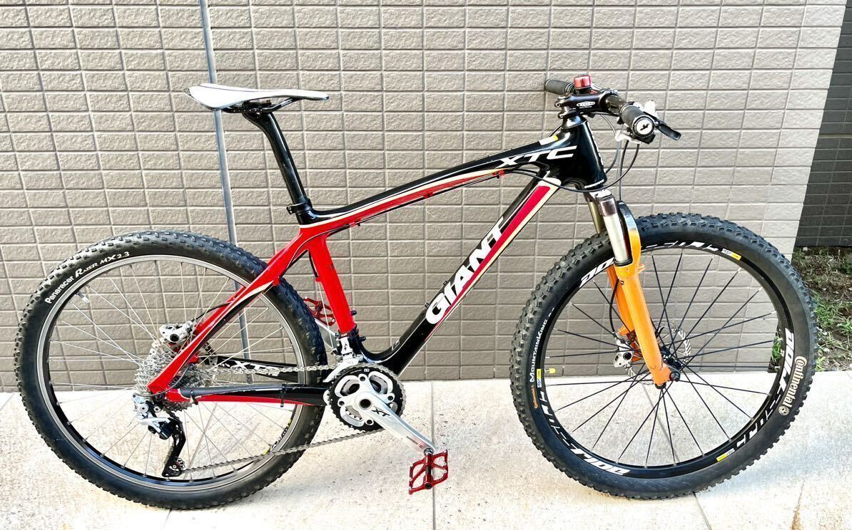 1円 超軽量 ジャイアント GIANT XTC composite 9kg台！フルカーボンMTB XT 2×10速 検 XTR specialized トレック S-WORKS ...