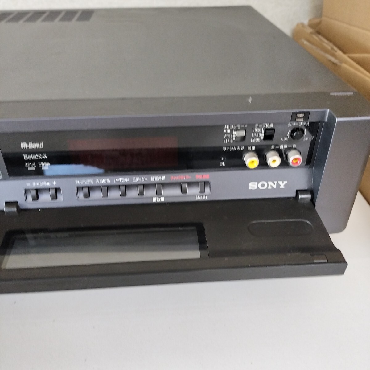 SL-200D Betamax SONY ソニー ビデオカセットレコーダー ベータマックス ベータビデオデッキ 通電確認済 リモコン付き rmt-a200 1円 1スタ /【Buyee ...