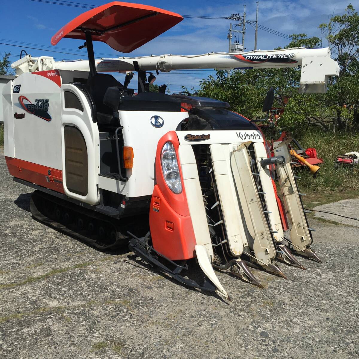 181 K 島根発 【送料別】 クボタ Kubota コンバイン ER448N SPSDW2E 748時間 4条刈り 48馬力 4PCモンロー 091-324 /【Buyee】 Buyee ...
