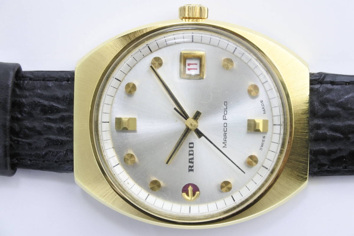 王者の風格＊RADO 1970年代製 RADO MARCO POLO 11837 自動巻紳士腕時計 高級人気モテル /【Buyee ...