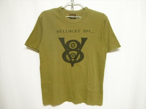 【K486】送料無料★良品★POWER WEAR FREEWHEELERS フリーホイーラーズ 半袖Tシャツ V8 HELLBENT SPECIAL サイズ38 アメカジ バイカー ...
