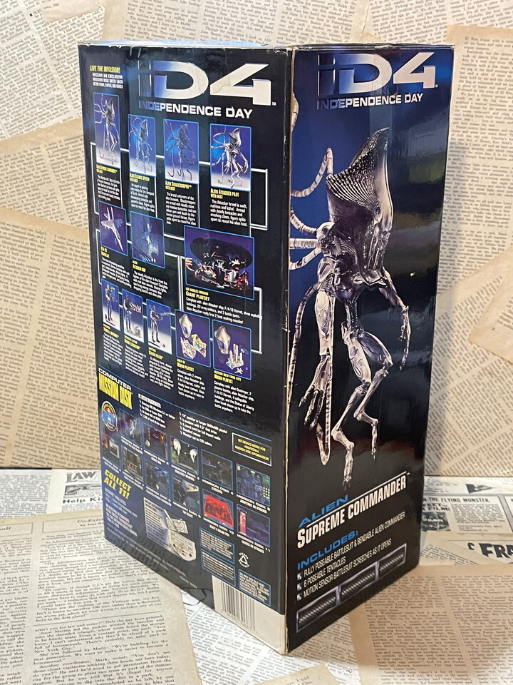 ☆1990年代/インデペンデンス・デイ/エイリアン/即決ビンテージUSA/映画/宇宙人/iD4/Action Figure(Alien ...