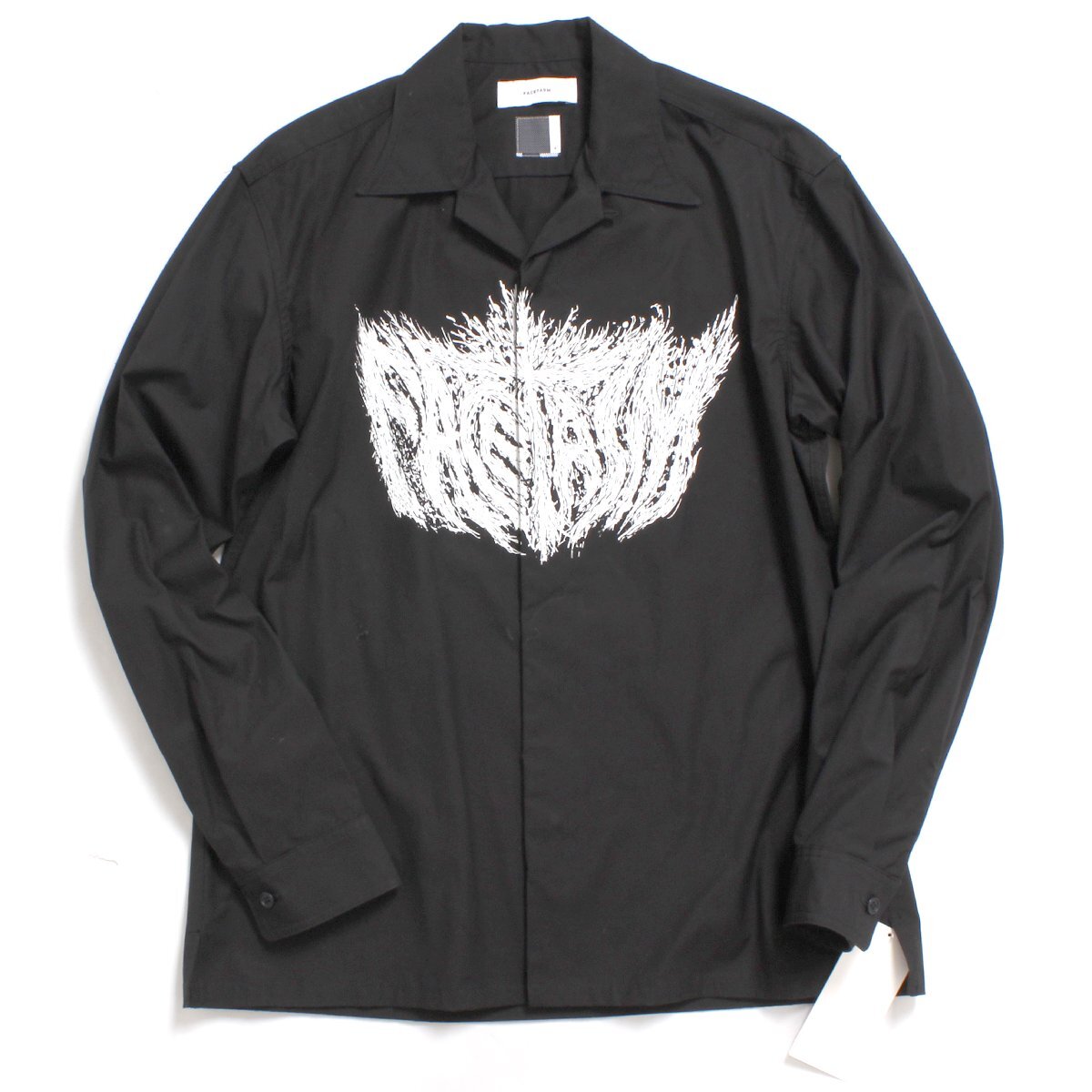 【タグ付き・新品・定価28,000円】FACETASM FLY FRONT FACETASM SHIRT size4 BLACK PIPPA ...