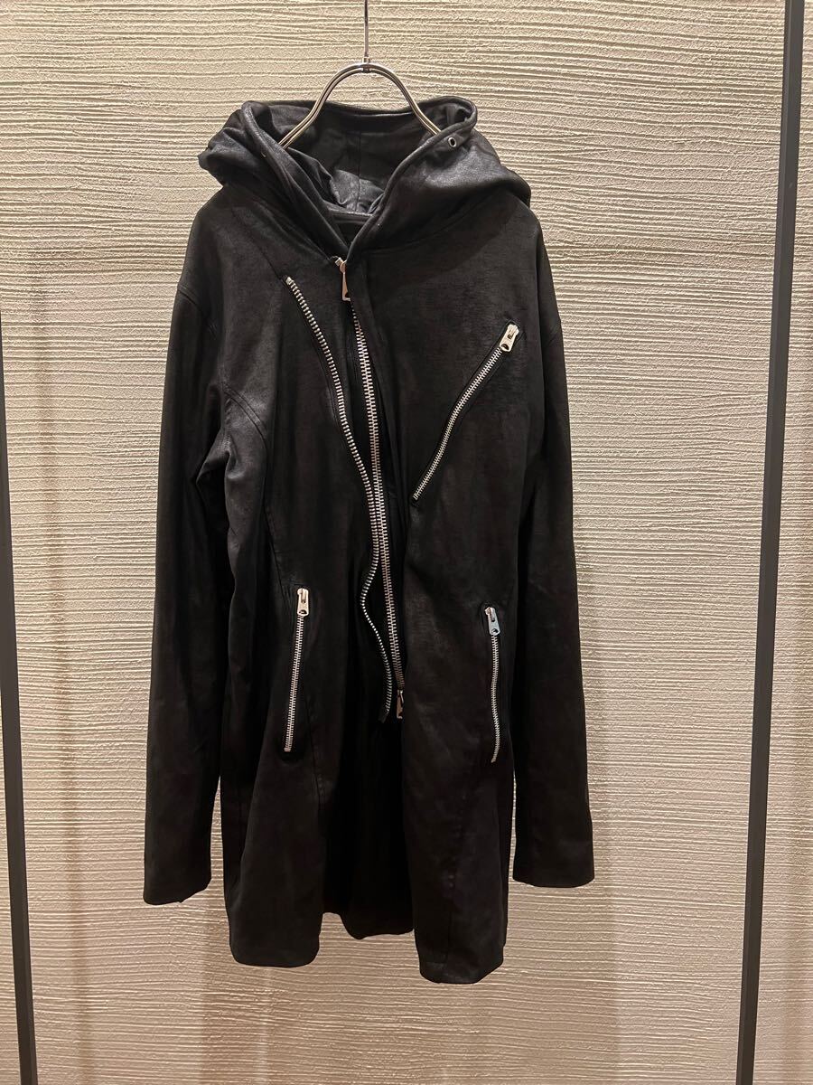 00s archive japanese label hoodie coated civarize share spirit kmrii rick owens goa tornado mart ...