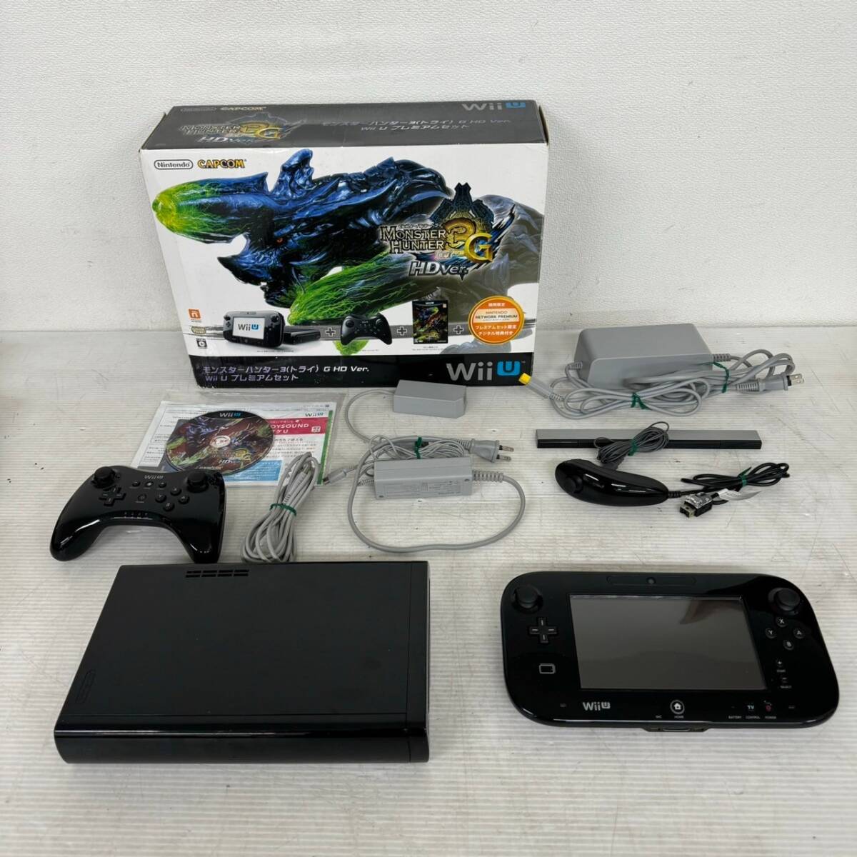 【Nintendo】 Wii U モンスターハンター3G HD Ver Wii U プレミアムセット CAPCOM 限定版 Y0419 ...