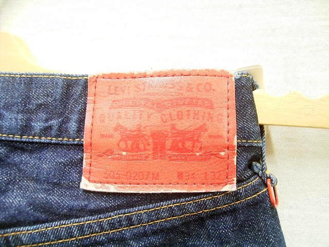 即決[W34]濃紺 Levi's FENOM AF505-0001 AFFA 505-0207M リジッド リーバイスフェノム ...