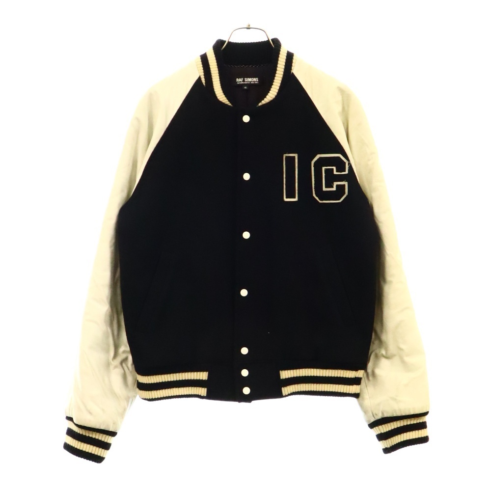 RAF SIMONS ラフシモンズ 02AW Virginia Creeper 期 スタジアム ジャケット ブラック/ホワイト /【Buyee ...