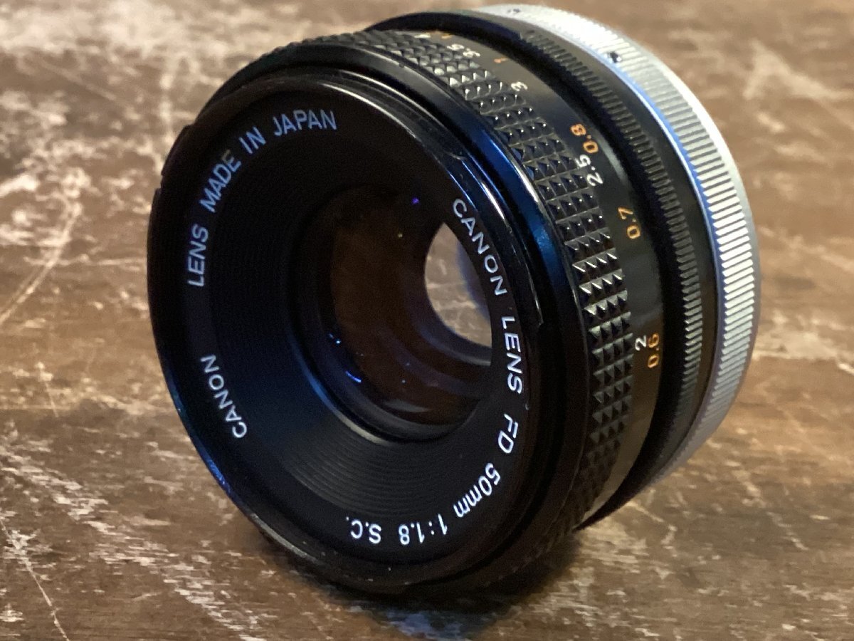 TT-3449 送料込 Canon キャノン レンズ FD 50mm 1:1.8 S.C LENS カメラ 日本製 194g/くGOら /【Buyee】 Buyee - Japanese ...