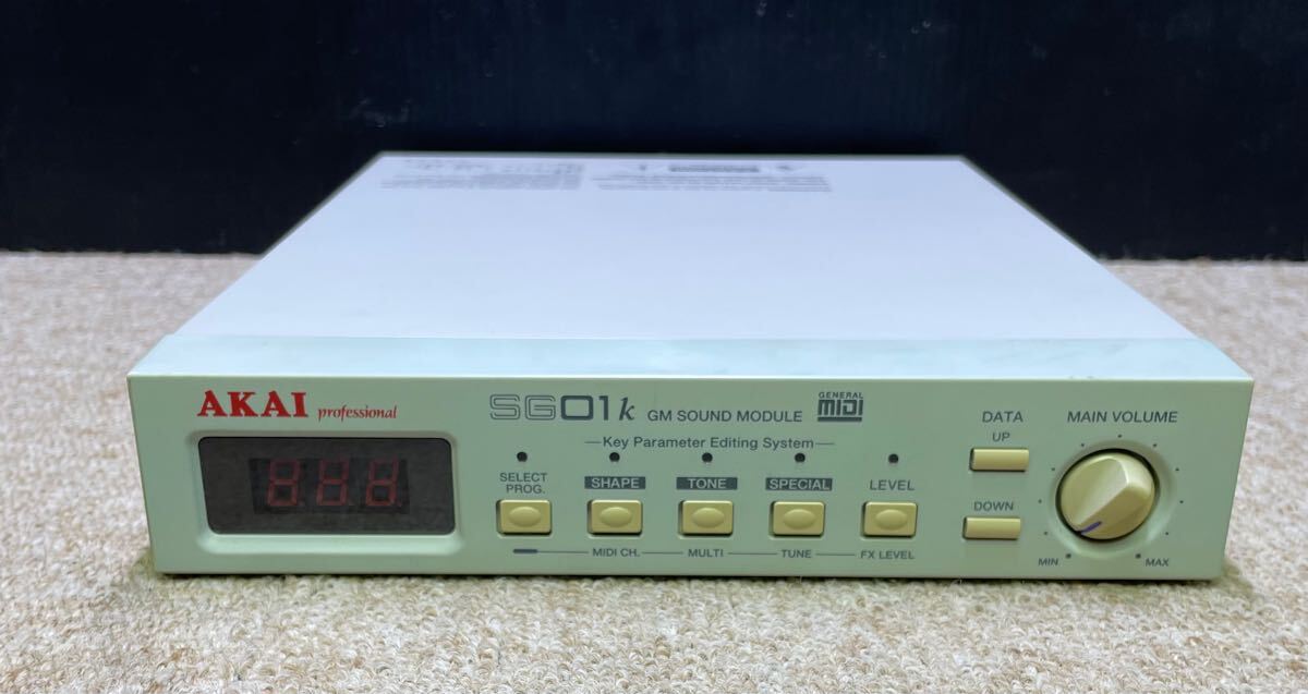K2349 H 中古品 AKAI 音源モジュール SG01k GM SOUND MODULE アカイ ハーフラックサイズ 通電確認済み 本体のみ /【Buyee】 Buyee ...