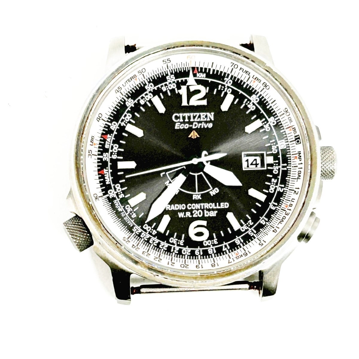 【1円スタート】【訳あり品】CITIZEN シチズン H411-T005551 エコドライブ プロマスター チタン 電波ソーラー メンズ腕時計 ...