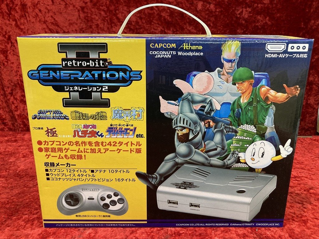10-28-132 AF G503K4 RETRO-BIT GENERATIONS2 レトロビット ジェネレーション2 カプコン パチ夫くん デザエモンなど 未使用品 /【Buyee ...
