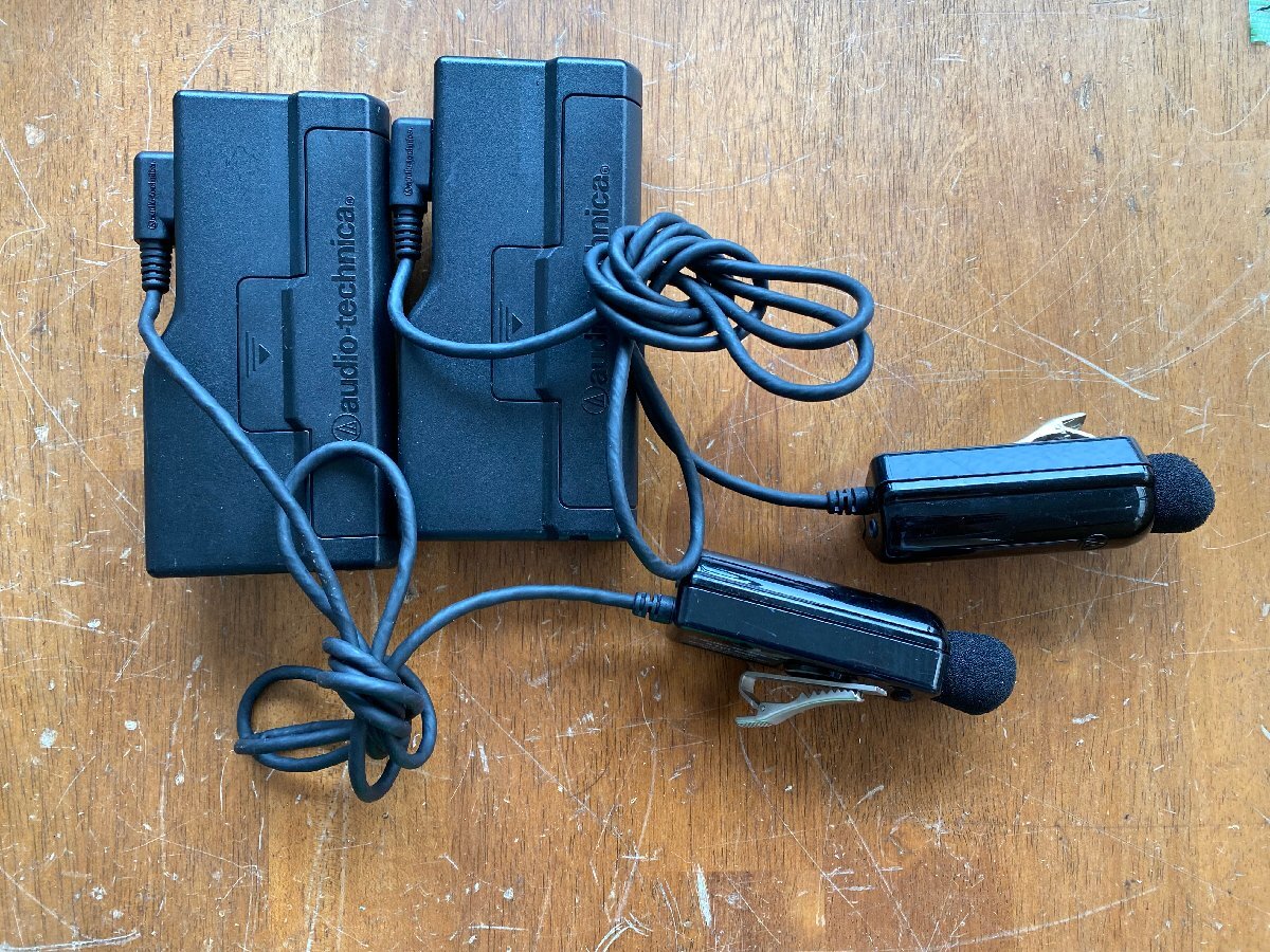 【送100サイズ】audio-technica ATIR-R84 BC700×2 ATIR-T88×2 ATIR-T85×2 ATIR-A40×6 セット ワイヤレスマイク ※動作確認OK ...