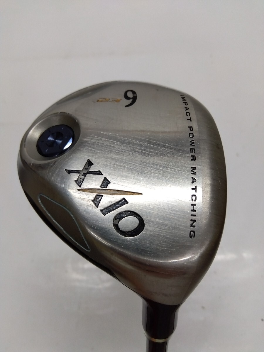 DUNLOP XXIO IMPACT POWER MATCHINGa FW 9W 23度 flex:R メンズ右 オリジナルカーボンシャフト ...