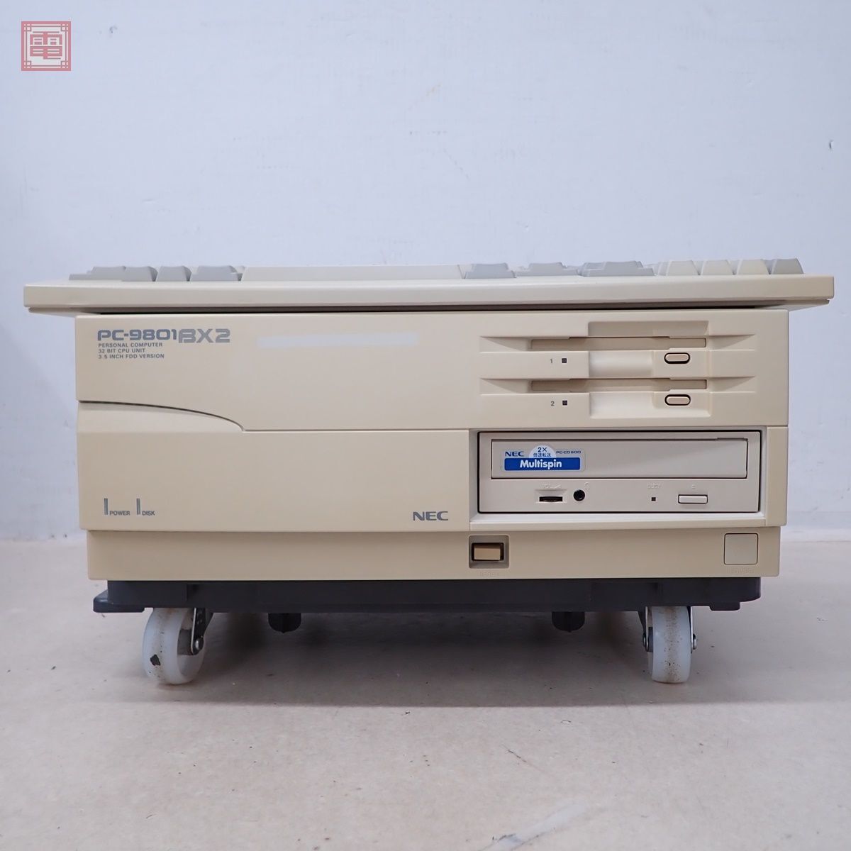 動作品 NEC PC-9801BX2/U2 本体 HDDなし + キーボード まとめセット PC98 日本電気【40 /【Buyee】 Buyee - Japanese Proxy ...