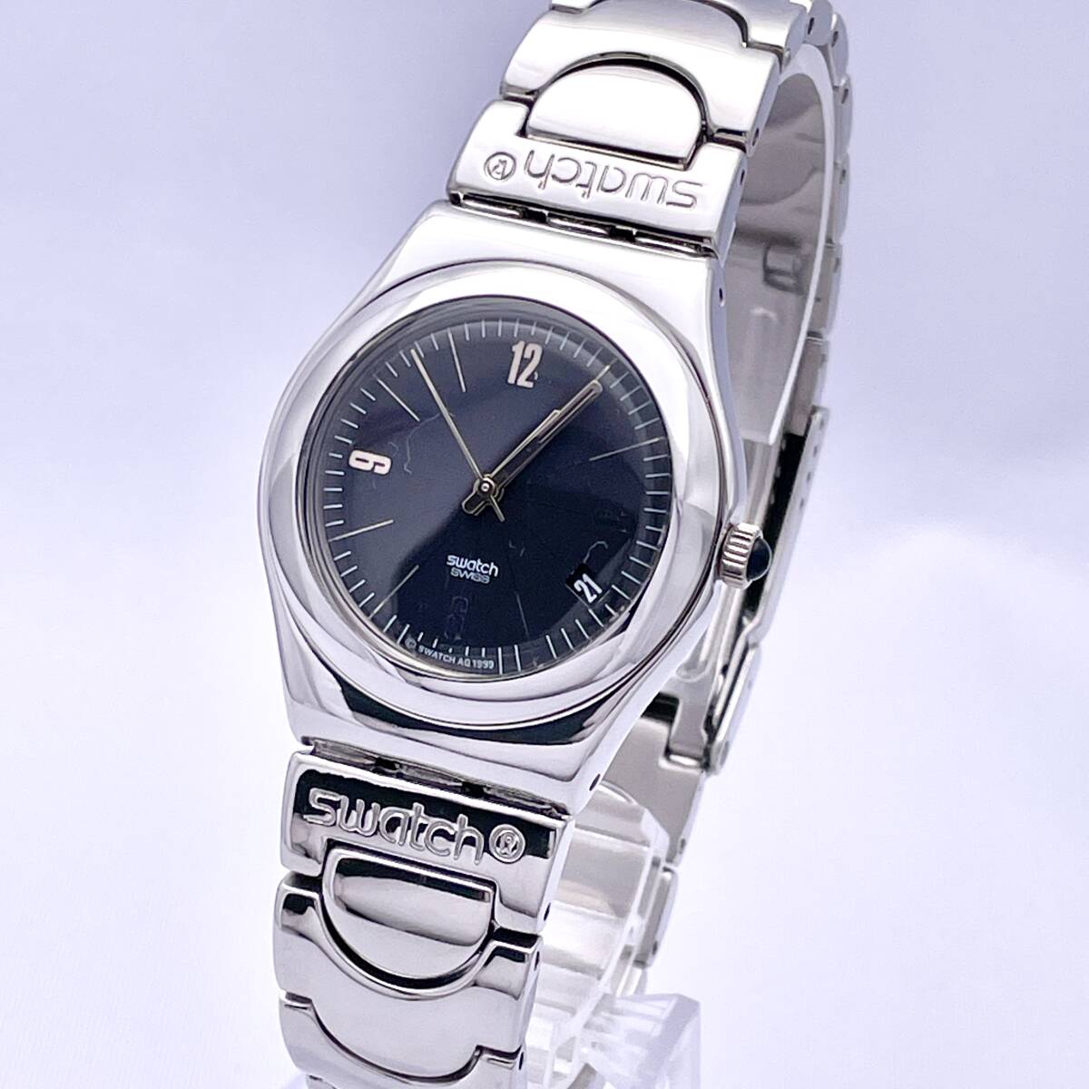 Swatch スウォッチ IRONY アイロニー SR726SW 腕時計 メンズ ウォッチ クォーツ quartz デイト SWISS ...