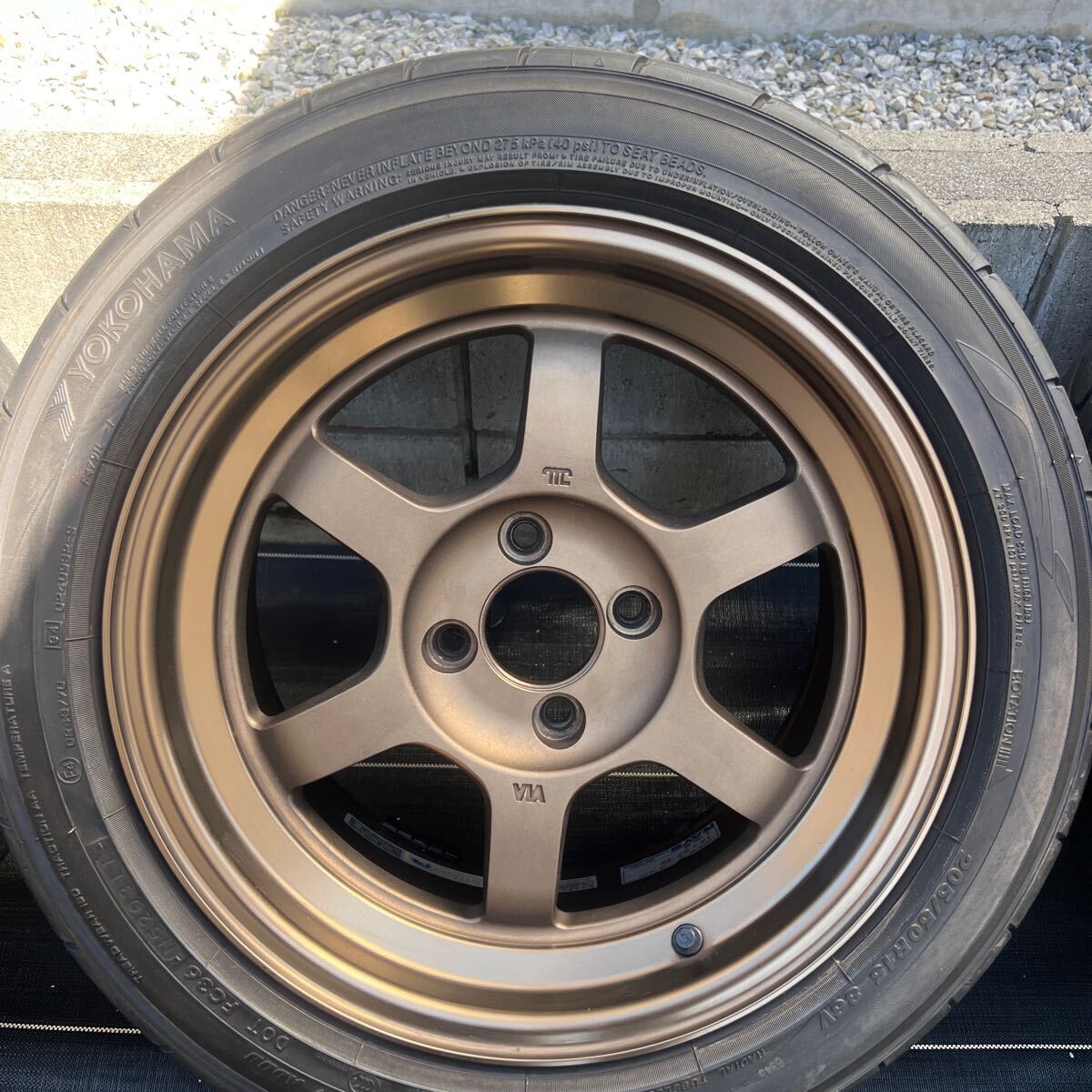 RAYS TE37V 15インチ 8J ＋25 ブロンズ 4本セット ロードスター シビック NA NB ND レイズ TE37 送料込み /【Buyee】 Buyee - Japanese ...