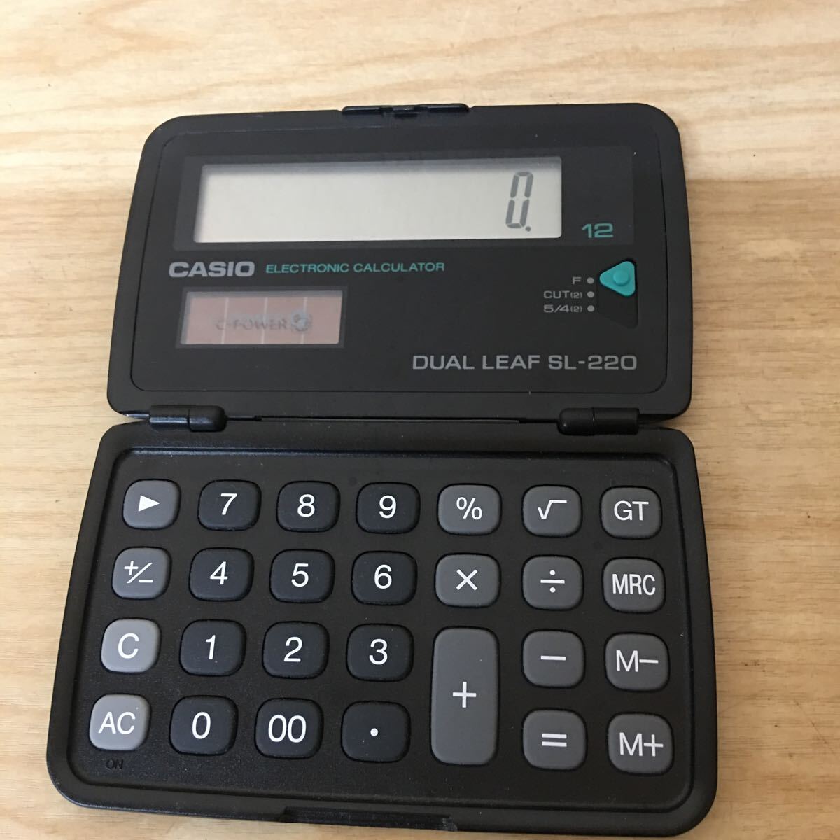CASIO カシオ 電卓 ソーラー 12桁 DUAL LEAF SL-220 /【Buyee】
