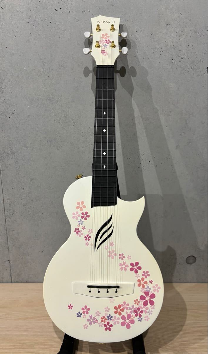 2410041382003 ★1円〜！Enya エンヤ NOVA U ウクレレ UKULELE 弦楽器 音楽 アイボリー 花柄 美品 ケース付き 現状品 中古 /【Buyee】 Buyee ...