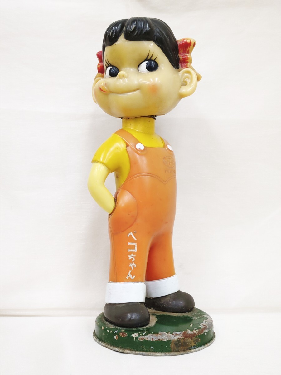 【アンティーク】ペコちゃん 首振り人形 ソフビ 台座ブリキ 不二家 FUJIYA 昭和レトロ 当時物 現状お渡し /【Buyee】 Buyee - Japanese Proxy Service ...