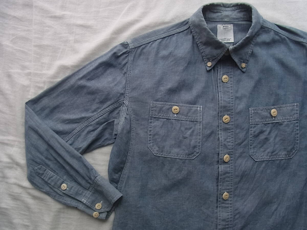 visvim ビズビム インディゴシャンブレー素材 ボタンダウン ワークシャツ サイズ S 日本製 /【Buyee】 Buyee - Japanese Proxy Service | Buy ...