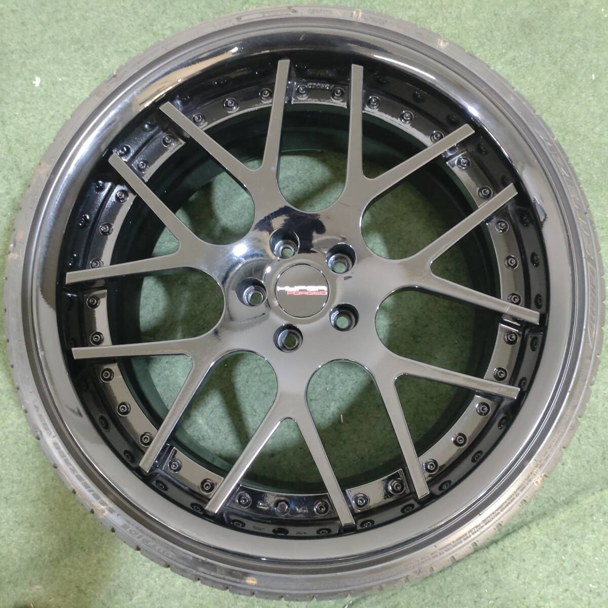 【J179】ハイパーフォージド HF-C7 20X9J G+32 20X11J H+31 112X5 ファルケン 225/30ZR20 285 ...