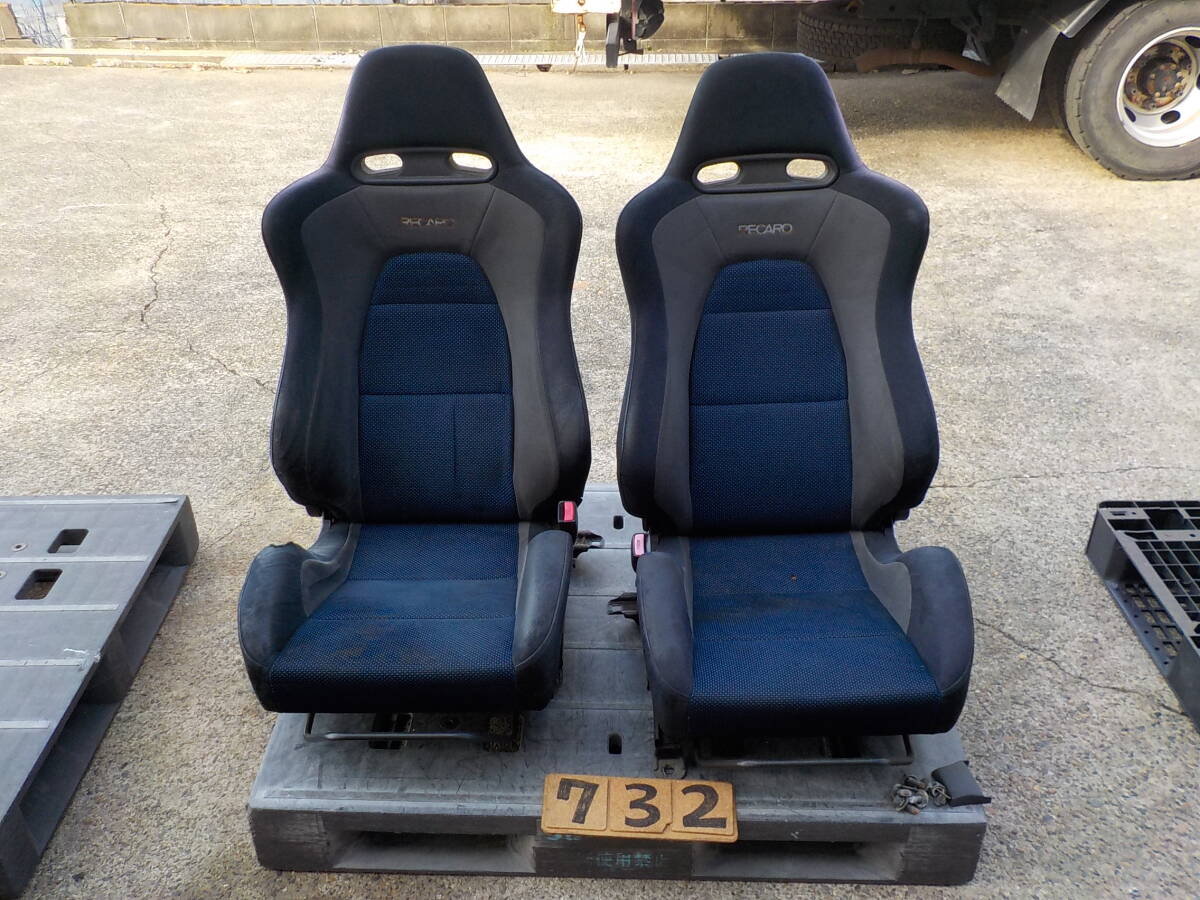 三菱 ミツビシ CT9A ランサ－エボリュ－ションⅦ GSR 5速 純正 RECARO レカロ ペアシ－トセット 運転席 助手席 A732 /【Buyee】 Buyee - Japanese ...