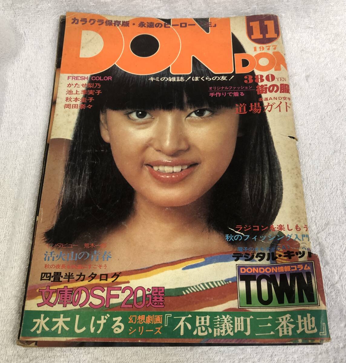 DONDON 1977年11月号 かたせ梨乃 池上季実子 秋本圭子 岡田奈々・水着 ピンナップ有 水木しげる 不思議町三番地 /【Buyee】 Buyee - Japanese Proxy ...