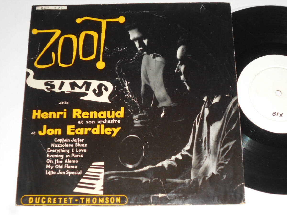 10インチ！Zoot Sims On Ducretet-Thomson（日本盤 日本ディスク株式会社盤） /【Buyee】