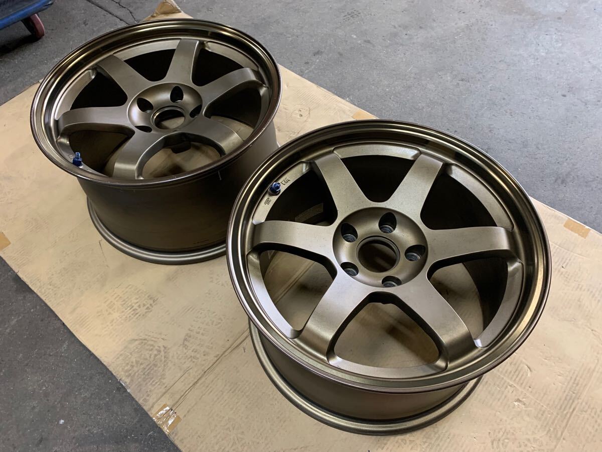 TE37 RAYS VOLK RACING 希少サイズ 9.5J＋28 美品 スカイライン GTR シルビア スープラ FD NSX にも 17インチ レイズ TE37 2本 /【Buyee ...