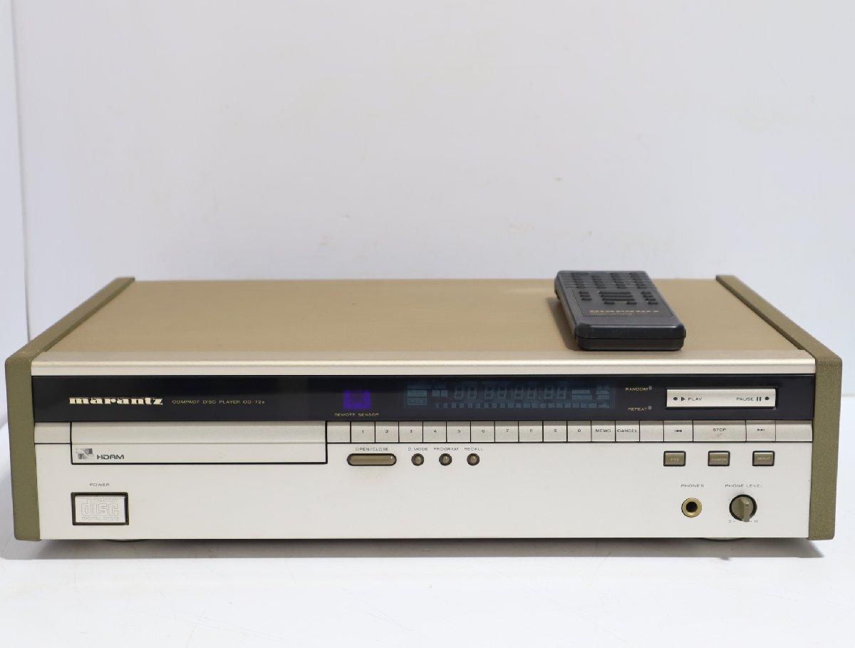 140☆marantz マランツ COMPACT DISK PLAYER CDプレーヤー CD-72a リモコン付き★3R-506 /【Buyee】 Buyee - Japanese ...