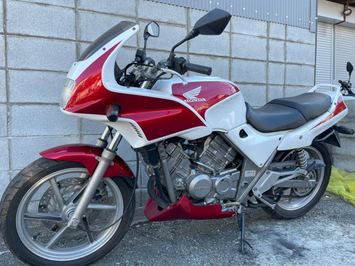 HONDA ゼルビス 250 MC25 エンジン始動確認 書類あり ボルドール赤白カラー ホンダV型250cc VT250FN /【Buyee】