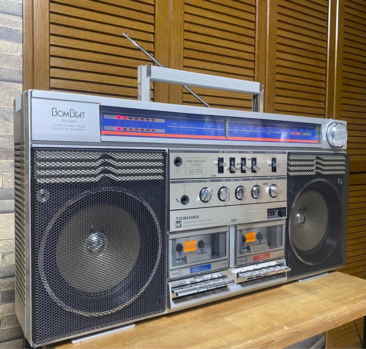 美品 東芝 BOMBEAT RT-S84 ラジカセ 動作品 TOSHIBA /【Buyee】 Buyee - Japanese Proxy Service | Buy from Japan!
