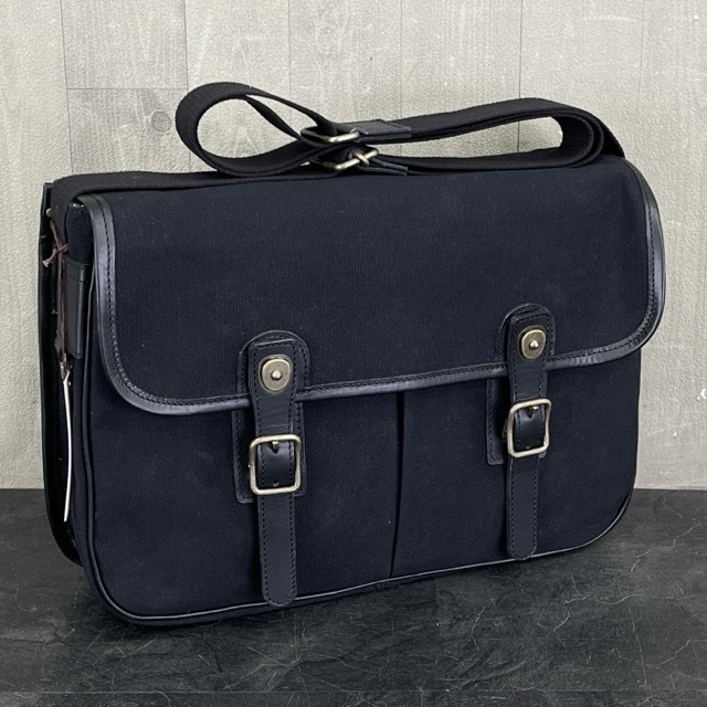 ショルダーバッグ 【未使用】タグ付き APHRODITE E MIO NO.5946 コットン 牛皮革 ブラック ARMY DUCK / 510143 在★4 /【Buyee】 Buyee ...