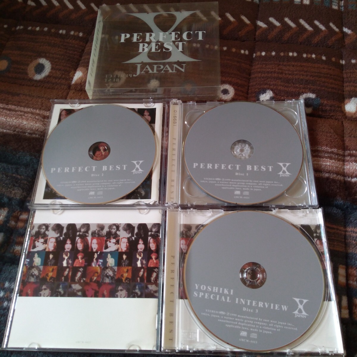 X JAPAN PERFECT BEST/3枚組CD/yoshiki/HIDE/toshi//pata/heath/taiji/we are/x-japan/xjapan/ジャパメタ ベスト ...