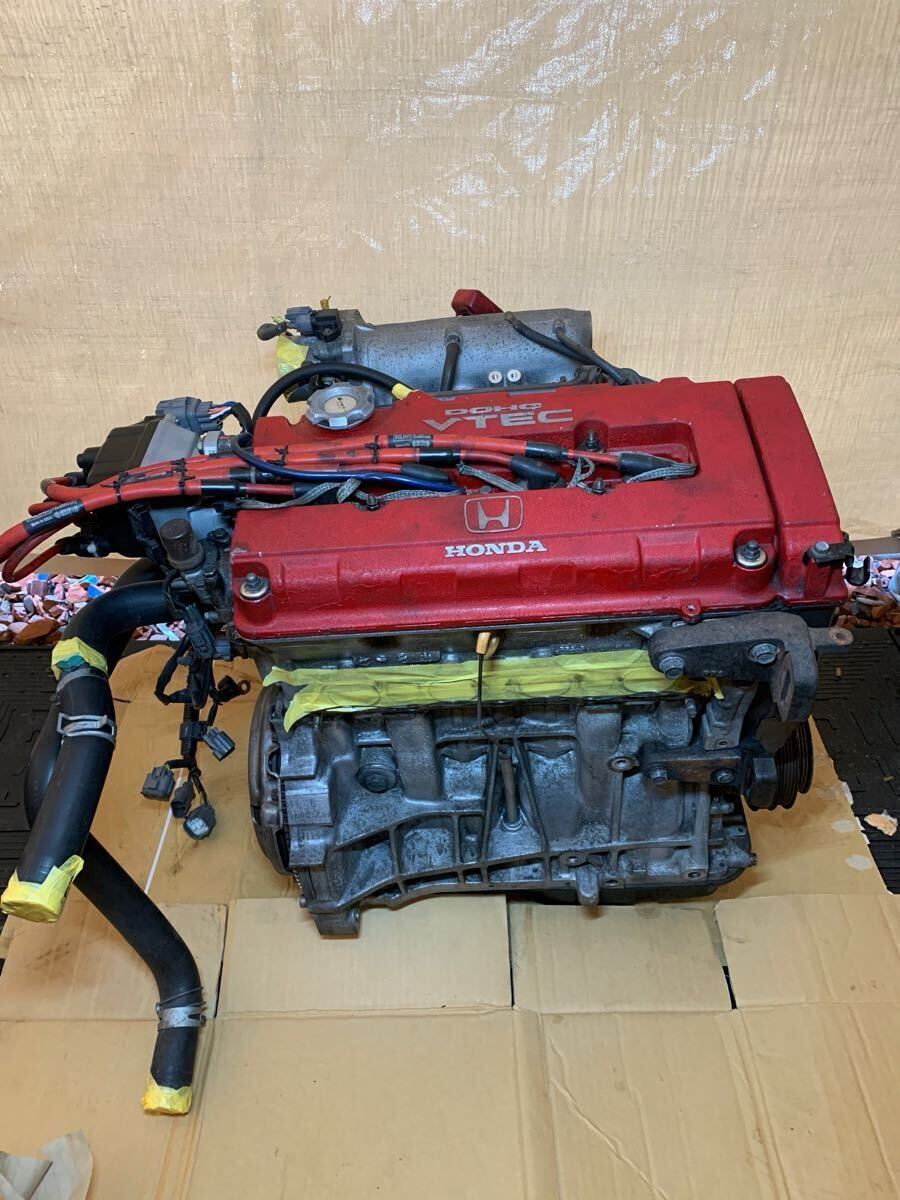 白煙無し！ 実働保証！ B18C エンジン 補器類ハーネス付き 検 タイプr ef eg ek dc インテグラ civic レース ef9 ek9 ek4 dc2 vtec b16a ...