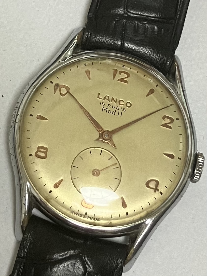 LANCO 15 RUBIS Mod Ⅱ（ランコ） 15石 手巻き スモールセコンド付き 稼働品（S1649) /【Buyee】 Buyee ...